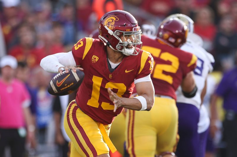 USC QB Caleb Williams addresses crying video after loss to Washington ...