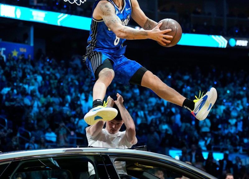 NBA All-Star weekend highlights: McClung jumps car in perfect dunk win ...